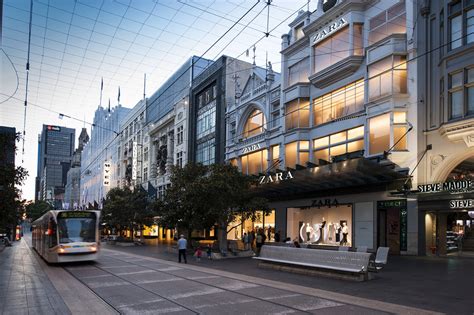 Bourke Street Mall The Victoria Hotel Melbourne By Rydges