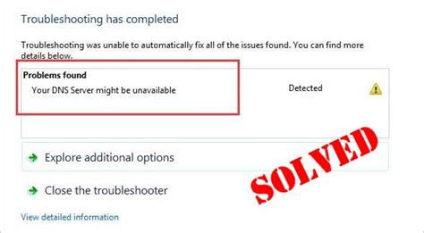 how to fix dns server not available in windows 10 [solved]