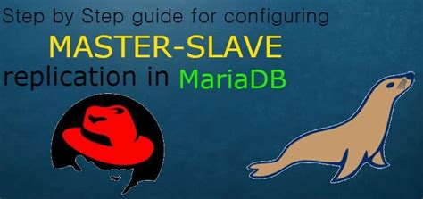 step by step guide for creating master slave replication in mariadb