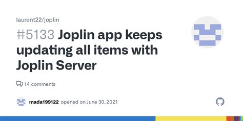 Joplin App Keeps Updating All Items With Joplin Server · Issue 5133