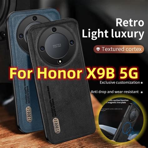Luxury Leather Casing For Honor X9b X 9b Honorx9b 5g 2023 Phone Case