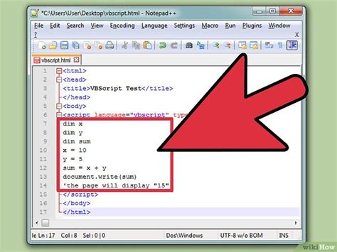 in vbscript programmieren wikihow