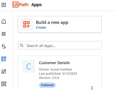 unable to open uipath app after sharing to organization member apps