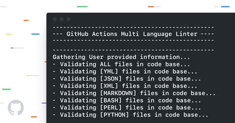 github super linter built to maintain consistency in documentation and