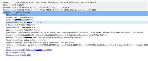 c `x forwarded for` is not used by asp core behind reverse proxy