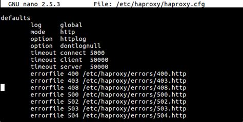 haproxy on ubuntu