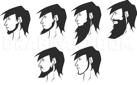 How To Draw Beards How To Draw A Beard By Dawn