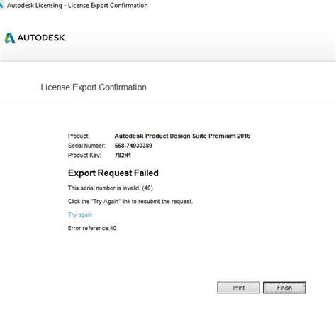 export request failed autodesk community
