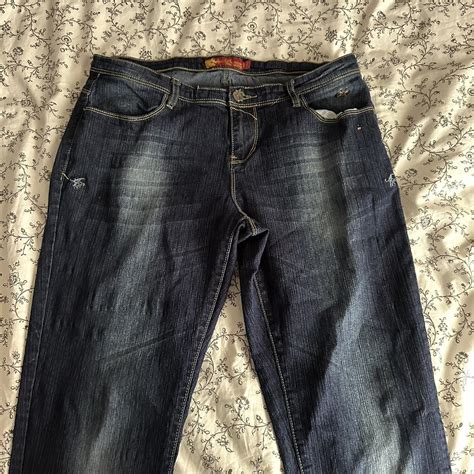 Apple Bottoms Womens Navy Jeans Depop