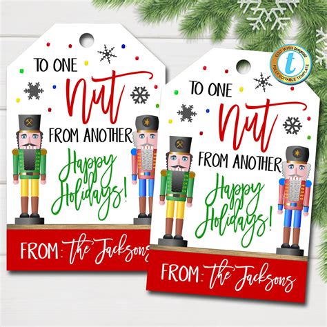 Christmas Nutcracker T Tags Tidylady Printables