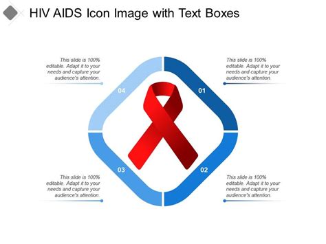 Hiv Aids Icon Image With Text Boxes Templates Powerpoint Presentation