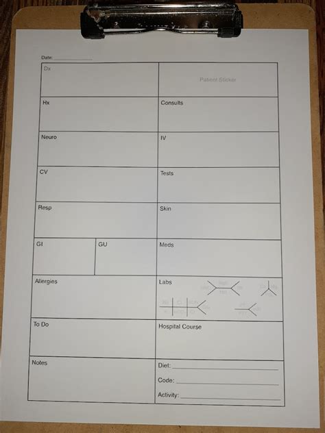 nurse report sheet hospital nurse registered nurse etsy
