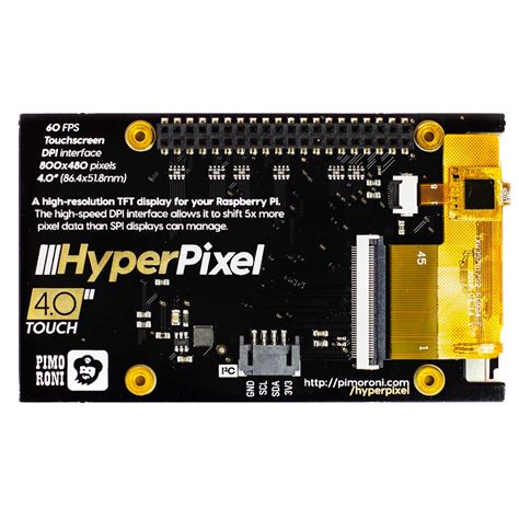 hyperpixel 4 0 hi res display for raspberry pi touch