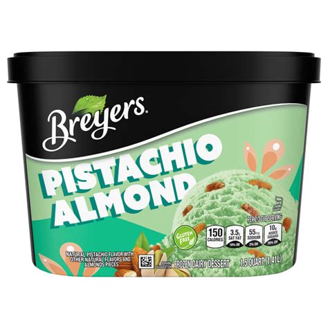 Save On Breyers Frozen Dairy Dessert Pistachio Almond Order Online