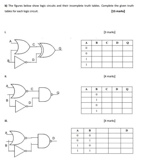 Solved A Solve The Following Truth Table 10 Marks Q R Po