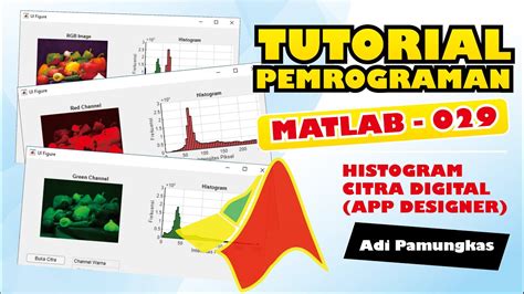 tutorial pemrograman matlab 029 histogram citra digital app