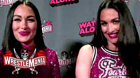The Bella Twins Have Their Eyes On Billie Kay Wrestlemania Watch Along