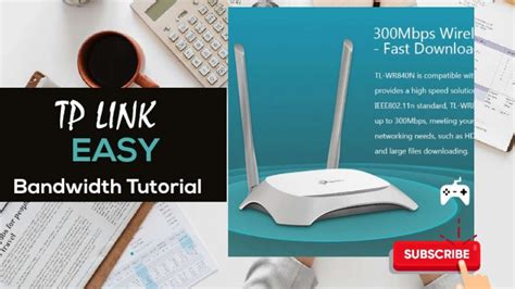 How To Bandwidth Tp Link Wr840n Wireless N Router Easy Tutorial Youtube