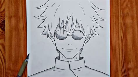 How To Draw Satoru Gojo From Jujutsu Kaisen Gojo Satoru Step By Step