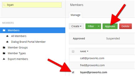 member approve not firing save event when using the member filter