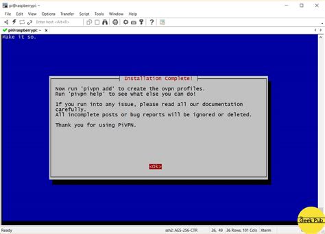 setup a raspberry pi vpn server the geek pub