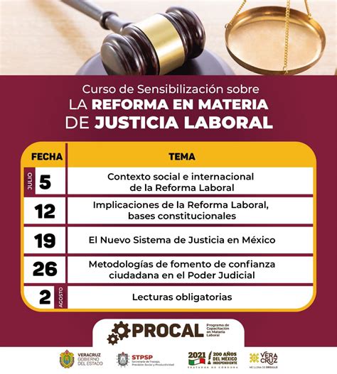 Convoca Stpsp A Cursos De Actualización Sobre Justicia Laboral Versiones