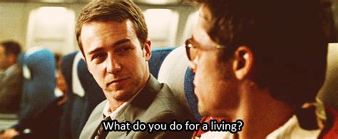 Movies Brad Pitt Fight Club  On Er By Fenridal
