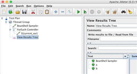how to get object from vars in foreach controller in jmeter stack