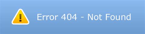 error 404 not found