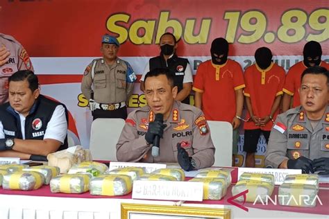 Polisi Gagalkan Peredaran Hampir 20 Kg Sabu Di Batam Antara News