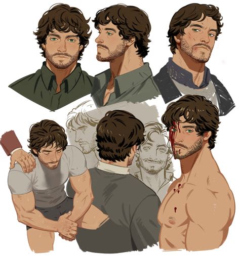 Pin By 佐藤さんはただ静かに暮らしたい On Head Character Design Male Concept Art