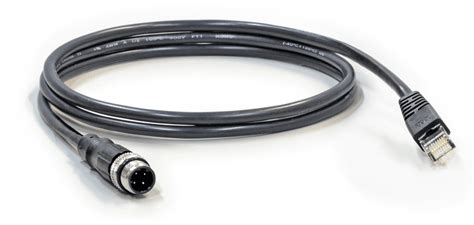 cab m12dm4 rj45 2m m12 d code male 4 pin to rj 45 awg