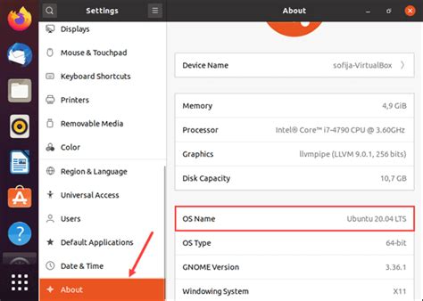 how to determine ubuntu version trough gui and command line vitux
