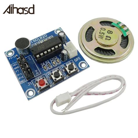 1pcs isd1820 voice recording recorder module with mic sound audio