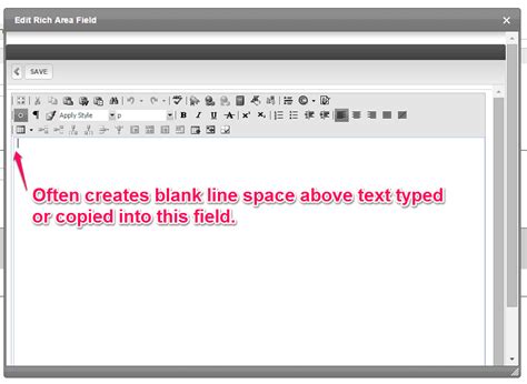 spacing issue