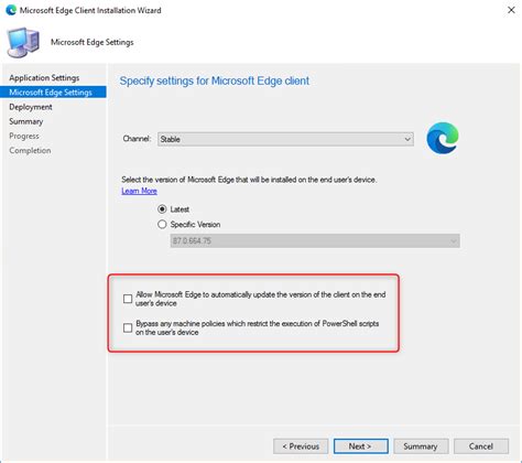 deploy microsoft edge and manage edge updates using sccm or intune