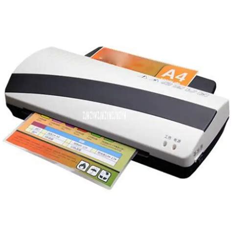 A4 Photo Laminator Paper Film Document Thermal Hotandcold Laminator A4