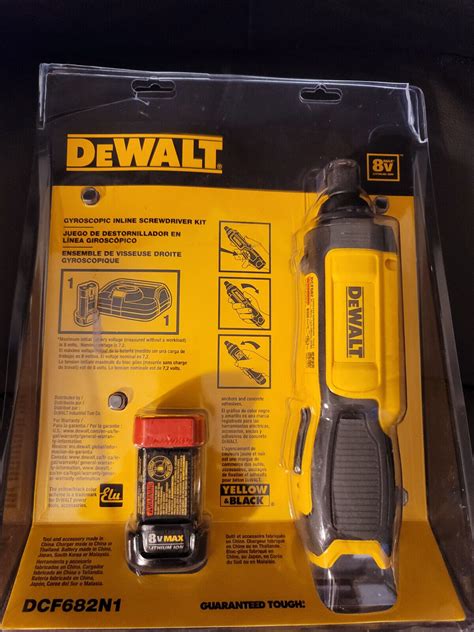 Dewalt Dcf682n1 8v Max Li Ion 1 4 Screwdriver Kit Battery And Charger