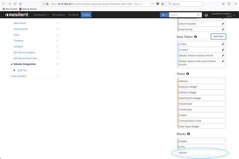 use conditional tab section to better organize incident layouts ibm