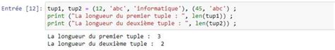 tutoriel python manipuler les tuples tutoriel python