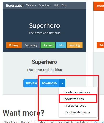 mvc how to apply the bootstrap template to the mvc project