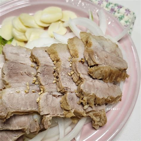 돼지고기 삼겹살 수육 삶는 법 삶는 시간 부위 삼겹살요리