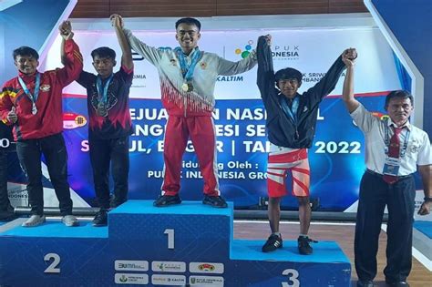 Angkat Besi Aceh Juara Umum Iii Kejurnas 6 Emas 3 Perungu Antara