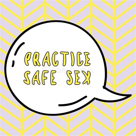 Practice Safe Sex Information Sign Stock Illustrations 12 Practice