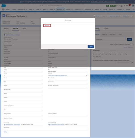 how to update the records with a button in salesforce lightning