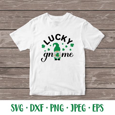 Lucky Gnome St Patricks Day Quote Svg By Labelezoka Thehungryjpeg