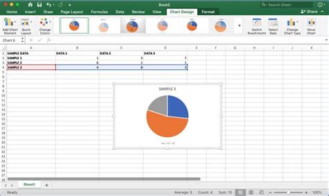 how to make a pie chart in excel using spreadsheet data