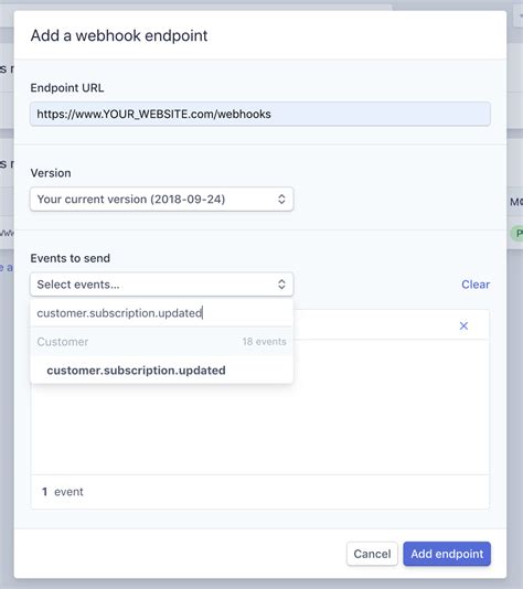 using stripe webhooks to handle failed subscription payments node js