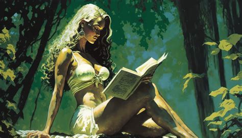 Wallpaper Ai Art Illustration Women Reading Books Blonde