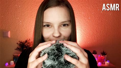 Asmr Brain Massage Mouth Sounds And Fluffy Mic Scratching Youtube